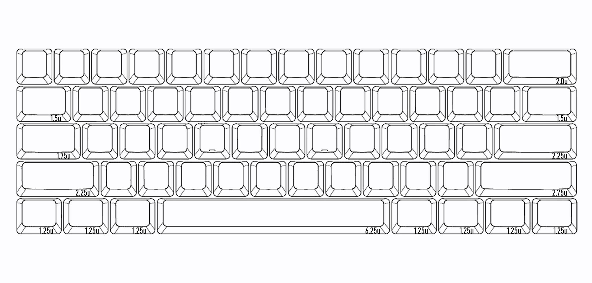 60% Custom Keyboard ( ANSI | 61 Keys ) – Goblintechkeys